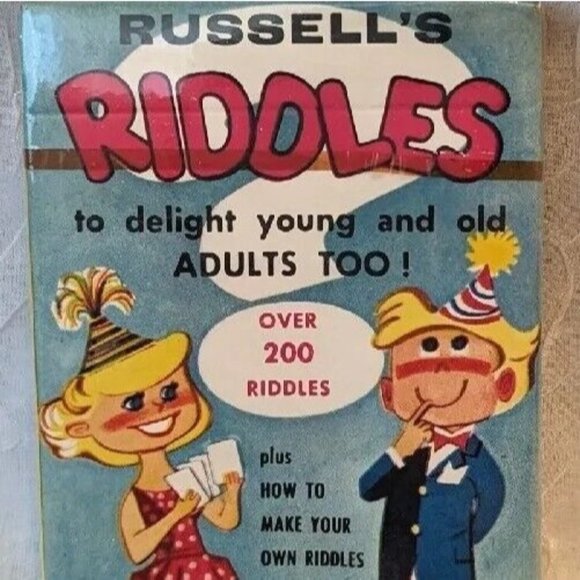 Russell Athletic | Games | Nos Russells Riddles Card Games Sealed Vtg ...